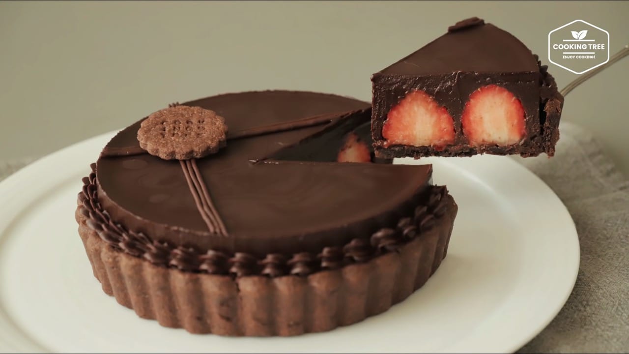 Strawberry Chocolate Tart Recipe - Bon apetit